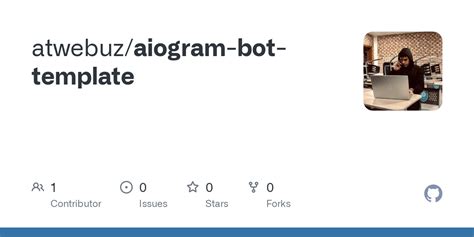 GitHub Atwebuz Aiogram Template