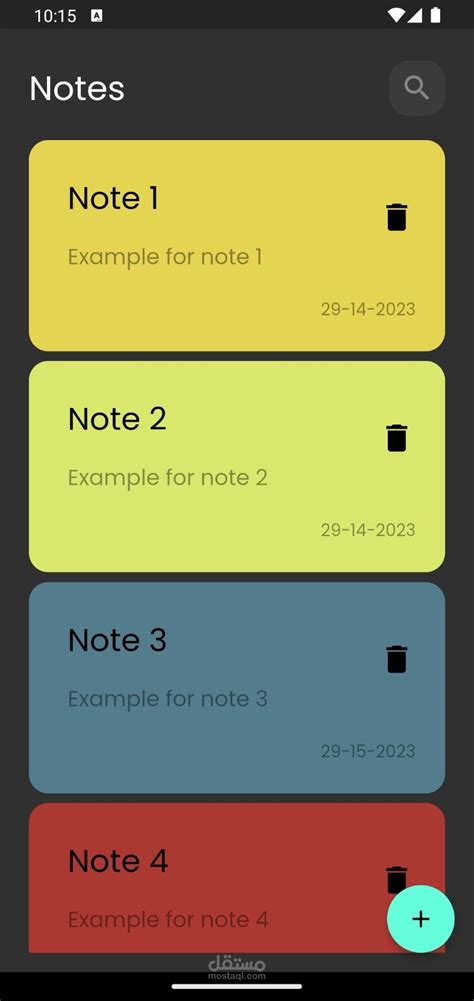 Notes Andtodo App Using Hive مستقل
