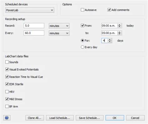 Labchart Software Add Ons Modules Extensions Enablers Glp Adi