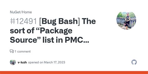 Bug Bash The Sort Of “package Source” List In Pmc Should Be Consistent With The One In Pm Ui