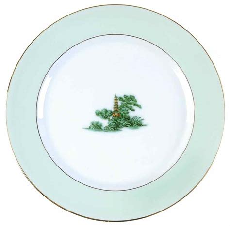 Oriental Green Salad Plate By Narumi Replacements Ltd