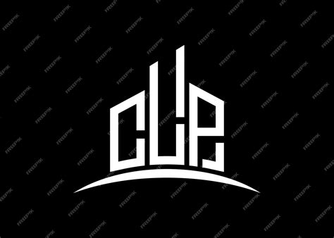 Premium Vector Letter Clp Building Vector Monogram Logo Design Template Building Shape Clp Logo
