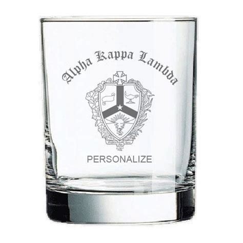Alpha Kappa Lambda Old Style Glass — Greeku