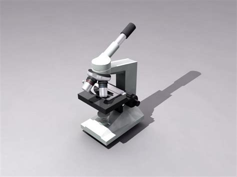 Compound Microscope 3d Model Maya Files Free Download Cadnav