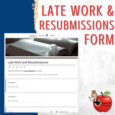 Late Work And Resubmission Collection Form Late Assignments Work