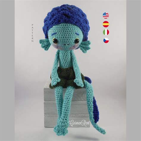 Dolls Toys And Games Extremely Pixelized Model As Amigurumi Crochet Doll