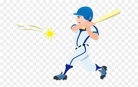 Baseball Hit Clip Art