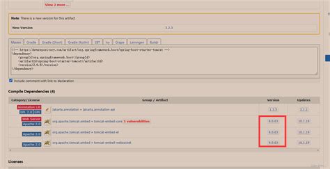 查看并修改Springboot内置Tomcat版本 springboot查看tomcat版本 CSDN博客