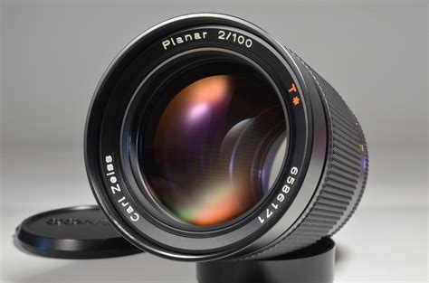 Contax Carl Zeiss Planar T 100mm F2 Aeg A0394 Superb Japan Camera