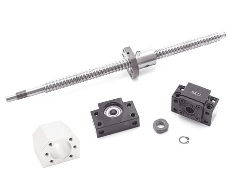 Rattmmotor Rmsfu1605 Ballscrew Kit 300mm Length Ball Screw With Sfu1605 Ball Screw Nutbkbf12