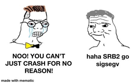 Process Killed By Signalsigsegv Segment Violation Rsrb2