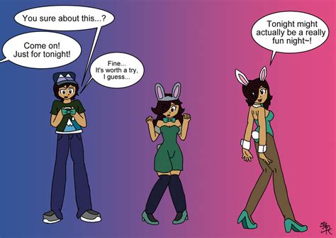 [art Trade] Sequence Bunny Girl Darwin Dawn Tg Tf By Jayronzski On Deviantart