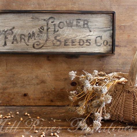 Antique Farm Sign Etsy