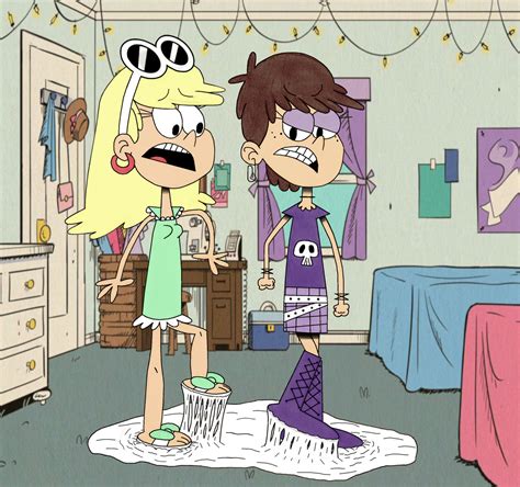 Leni And Luna Stuck In Glue By Dhot9230 On Deviantart