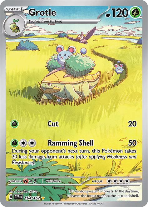 Katou Oswaldo Grotle Marill Starly Turtwig Nintendo Pokemon Pokemon Tcg Official Art