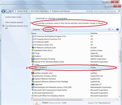 All Control Panel Items