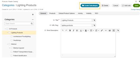 manage master catalog in the back office orocommerce orocrm and