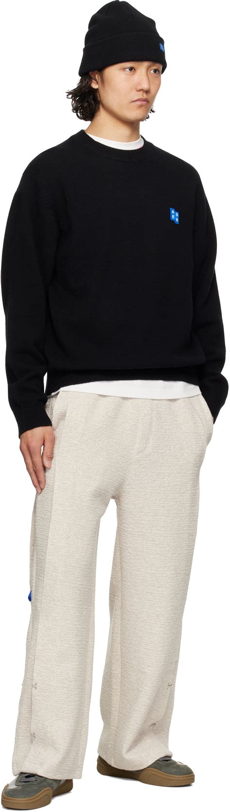 ADER Error Black Sig TRS Tag Knit 01 Sweater ADER Error
