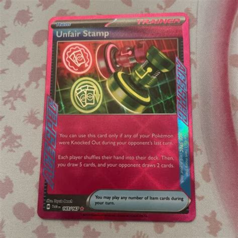 Unfair Stamp 165167 Ace Spec Sv Twilight Masquerade Pokemon English Nm