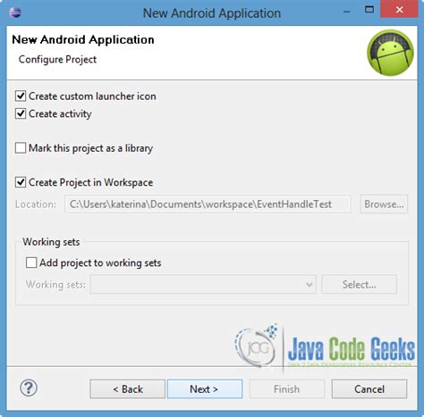 Android Event Handling Example Java Code Geeks