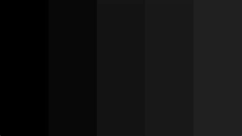 Black Gradient Color Palette 000000 090909 131313 1a1a1a 202020 Hex