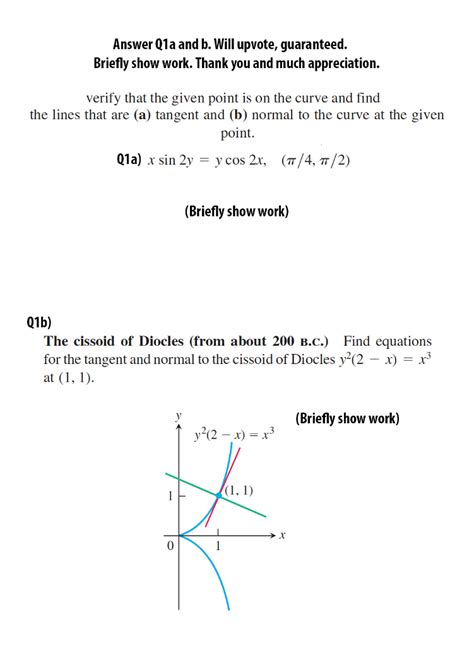 solved verify that the given point is on the curve and find