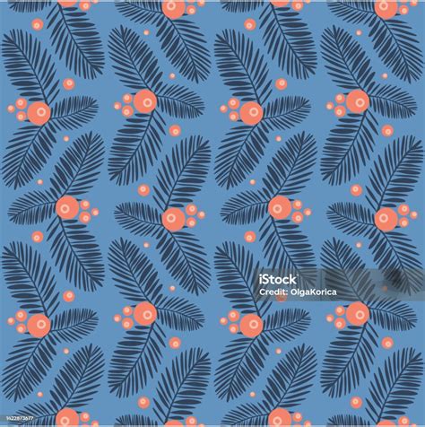 열대 정글 이음새가 없는 무늬 야자수 잎 파란 주황색 벡터 일러스트 레이 션 0명에 대한 스톡 벡터 아트 및 기타 이미지 0명 가리기 과일 Istock