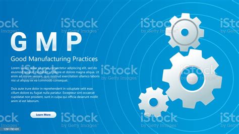 좋은 제조 관행 Gmp 키워드 문자 및 아이콘으로 시작됩니다 프레젠테이션 또는 웹 템플릿 벡터 일러스트레이션 개념에 대한 스톡 벡터 아트 및 기타 이미지 Istock