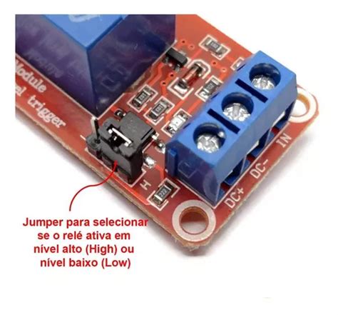 Módulo Relé Canal Ativa Em Alto Ou Baixo Para Arduino Esp R em Vitória da Conquista