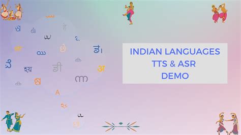 Indian Language TTS And ASR Demo YouTube