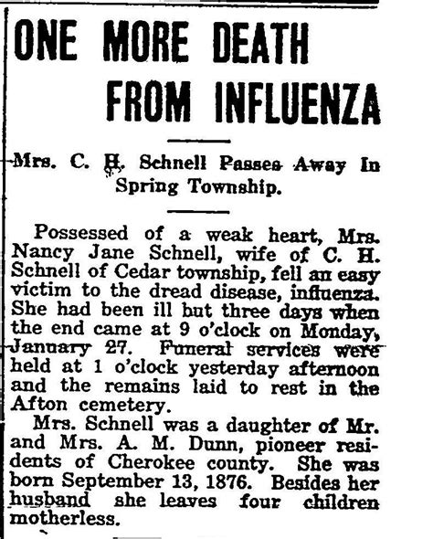 Nancy Jane Jeannie Dunn Schnell 1876 1919 Mémorial Find A Grave