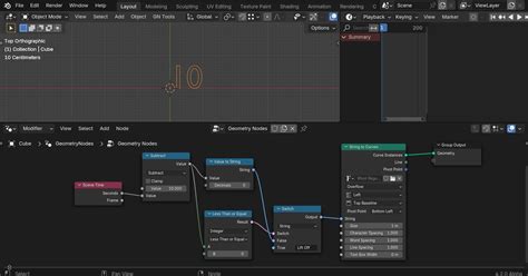 I Dont Know How To Play An Animation Created In Geometry Nodes In The