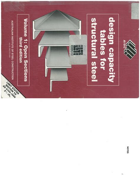 Aisc Structural Steel Design Table Volume 1 Pdf