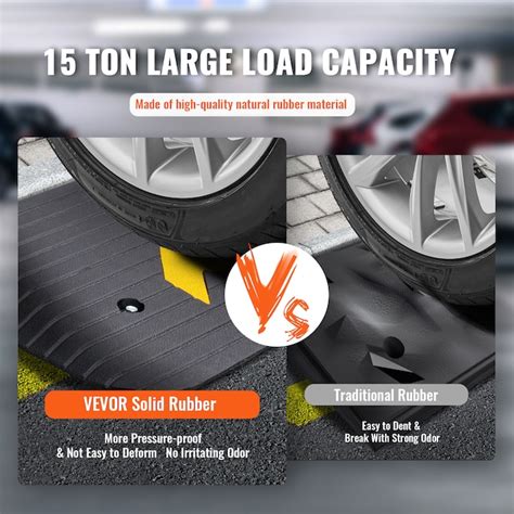 Vevor 1 In Rubber Threshold Doorway Wheelchair Ramp In The Wheelchair Ramps Department At