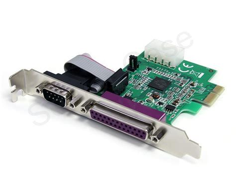 Startech S P Native Pci Express Parallel Serial Combo Card With Uart Server Case