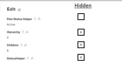 Hidden Columns List Smartsheet Community