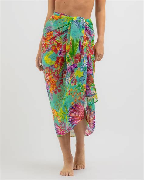 Shop Kaiami Katina Sarong In Multi Fast Shipping And Easy Returns