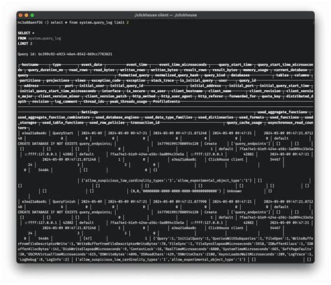為查詢洞察建立 Ui Clickhouse 資料庫