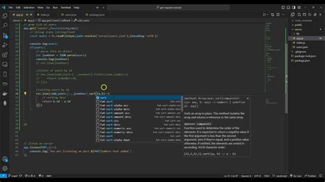 Express Nodejs Access Data With Javascript Functions Youtube