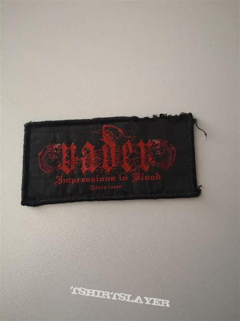 Vader Vader Logo Patch Patch Hakios Tshirtslayer