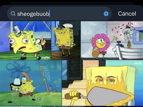 Spongebob Writing 