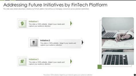 Addressing Future Initiatives By Fintech Platform Background Pdf
