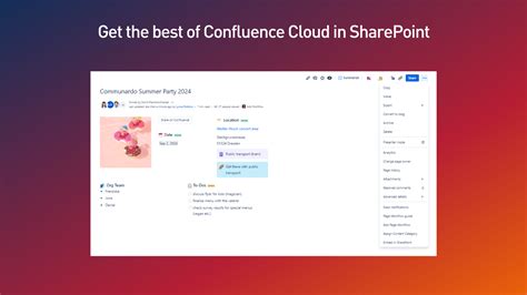 Optimizing Collaboration Sharepoint And Confluence Integration Solutions Communardo