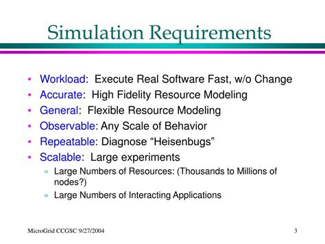 ppt realistic online simulation of large scale grids powerpoint