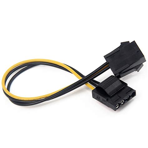 10 Pcs Molex To PCI E Power Adapter IDE 4Pin 4 Pin Female To 6 Pin Female 6Pin Graphics Video