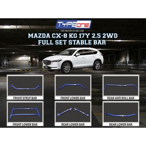 Type One Mazda Cx8 Cx 8 2017 2023 Front Side Rear Middle Anti Struct