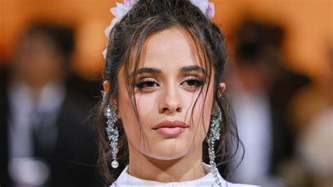 Camila Cabello Is In Her Wednesday Era With Black Lipstick And A Faux