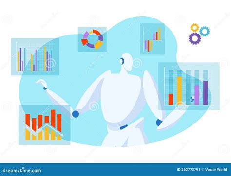 future technology automatically data analysis robot android work