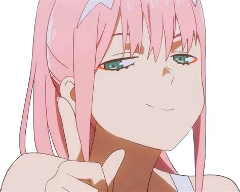 Smug Zero Two Blank Template Imgflip