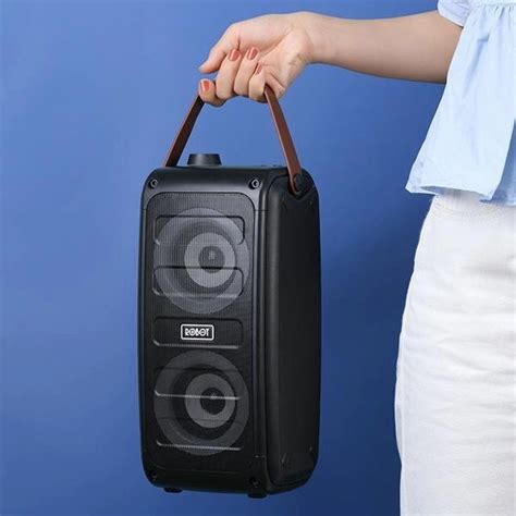 Jual Speaker Karaoke Bluetooth 5 0 Robot Rb490 Rgb Free Mic Jernih Original Di Seller Noelle